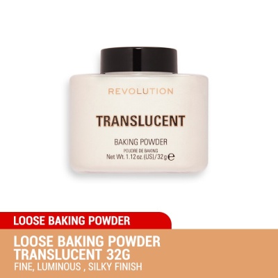 REVOLUTION, Loose Baking Powder Translucent 32g | Watsons Malaysia