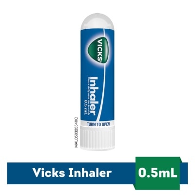 VICKS, Inhaler Clear Stuffy Nose Due To Colds 0.5ml | Watsons Malaysia
