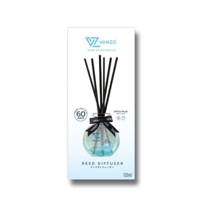 VANZO, Reed Diffuser White Musk 120ml | Watsons Malaysia