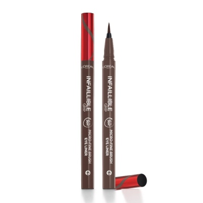 L'OREAL PARIS MAKEUP, Infallible Micro Liner 02 Smokey Earth Brown ...