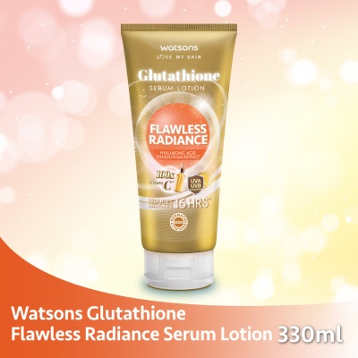 WATSONS, Glutathione Flawless Radiance Serum Lotion 330ml | Watsons ...