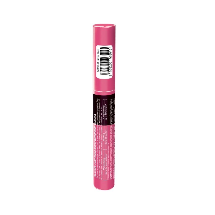 SILKYGIRL Lash Squad Serum Waterproof Mascara 01 Intense Black Watsons Malaysia