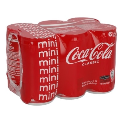 COCA-COLA, Mini Klassik 6x180ml | Watsons Malaysia