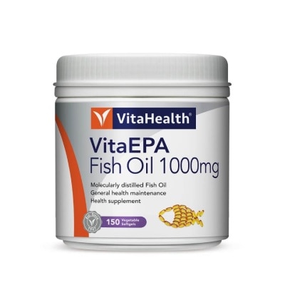 VITAHEALTH, EPA Fish Oil 1000Mg Softgel 150s | Watsons Malaysia