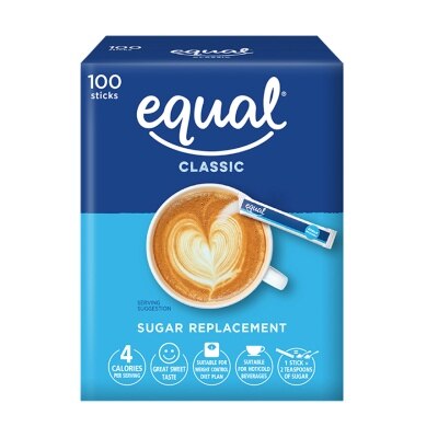 EQUAL, Classic Sweetener Sticks 100s | Watsons Malaysia