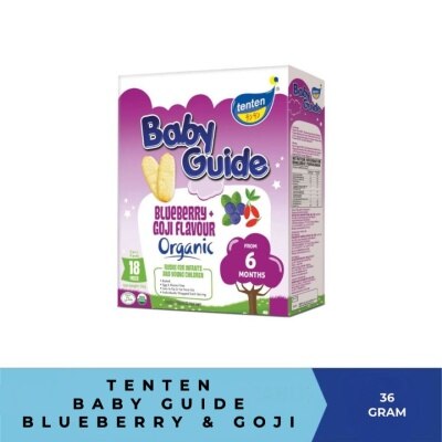 TEN TEN, Baby Guide Organic Blueberry Goji 36G | Watsons Malaysia