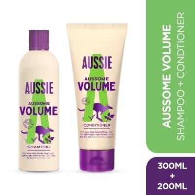 AUSSIE, Volume Shampoo 300ML + Conditioner 200ML | Watsons Malaysia