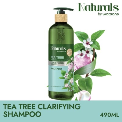 NATURALS BY WATSONS, Tea Tree Clarifying Shampoo 490ml | Watsons Malaysia