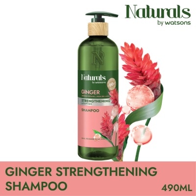 NATURALS BY WATSONS, Ginger Strengthening Shampoo 490ml | Watsons Malaysia