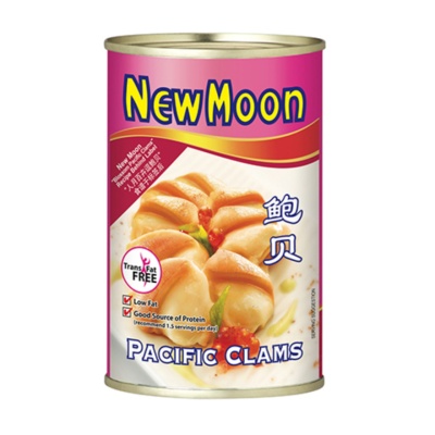 NEW MOON, Pacific Clams (HALAL) 425g | Watsons Malaysia