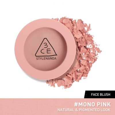 3CE, Face Blush Mono Pink | Watsons Malaysia