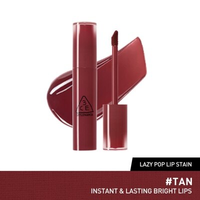 3CE, Lazy Pop Lip Stain Tan | Watsons Malaysia