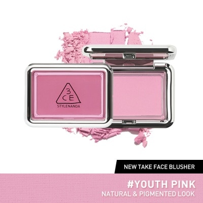 3CE, New Take Face Blusher Youth Pink | Watsons Malaysia