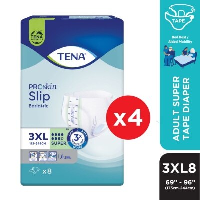 TENA, PROskin Slip Super 3XL 8s x4 | Watsons Malaysia