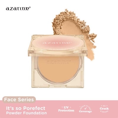 AZARINE, IT'S SO POREFECT! Powder Foundation No. 210 Almond | Watsons ...