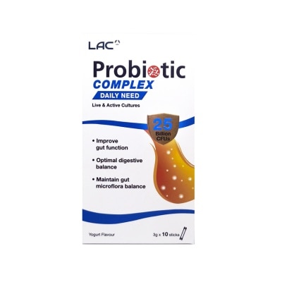 LAC, Probiotic Yogurt 3g x 10s | Watsons Malaysia