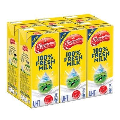 MAGNOLIA, UHT 100% Fresh Milk 6x200ml | Watsons Malaysia