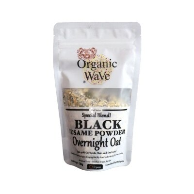 MAMAMI, Organice Wave Overnight Oat - Black Sesame 120g | Watsons Malaysia