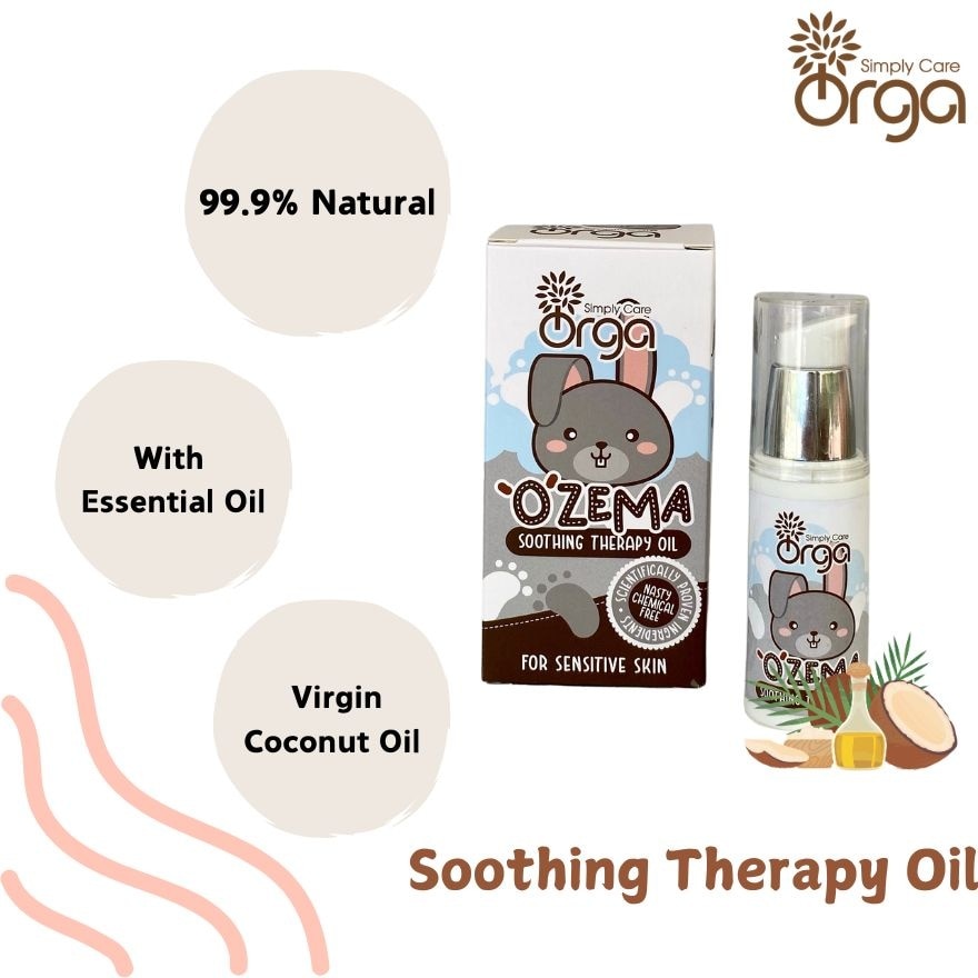 ORGA SIMPLY CARE, Azma Soothing Therapy Oil Serum For Sensitive Skin ...