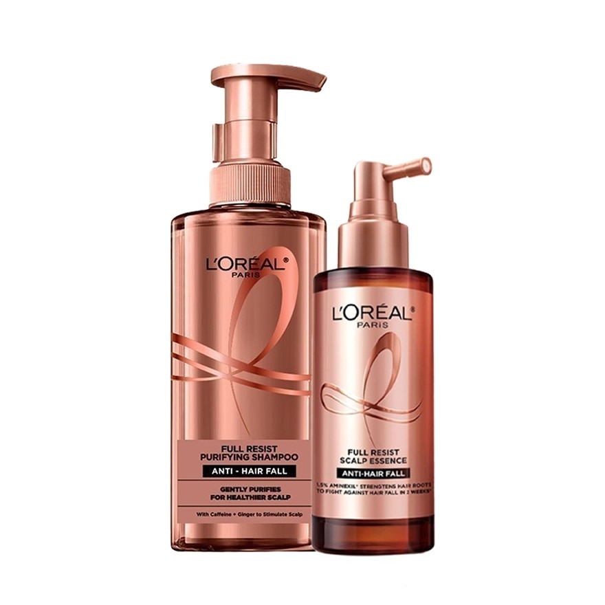 L'OREAL HAIR EXPERT, Full Resist Anti Hair Fall Shampoo 440ml & Scalp ...