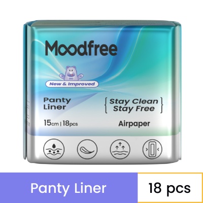 MOODFREE, Panty Liner 15cm 18s | Watsons Malaysia