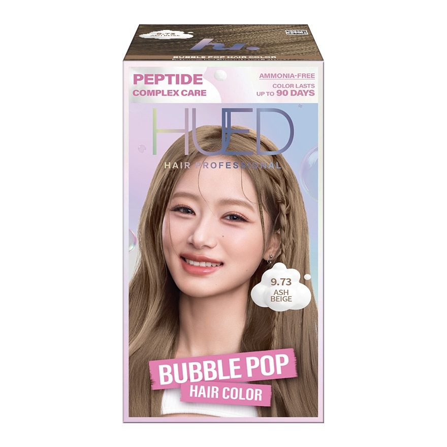 HUED, Bubble Pop Hair Color 9.73 Ash Beige 1's | Watsons Malaysia