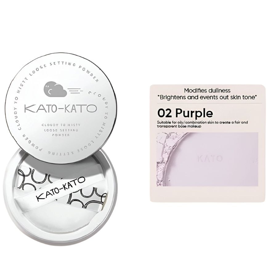 KATO-KATO, Cloudy to Misty Loose Setting Powder Oil Control 02 ...
