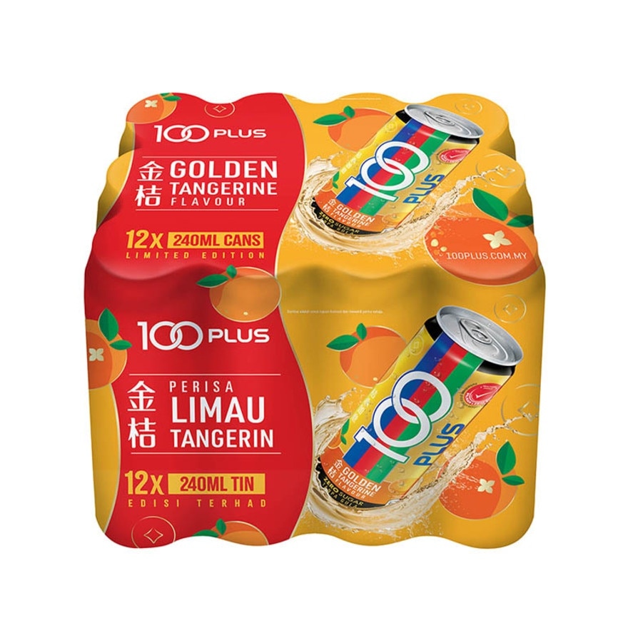 100PLUS, Zero Golden Tangerine 12X240ML | Watsons Malaysia