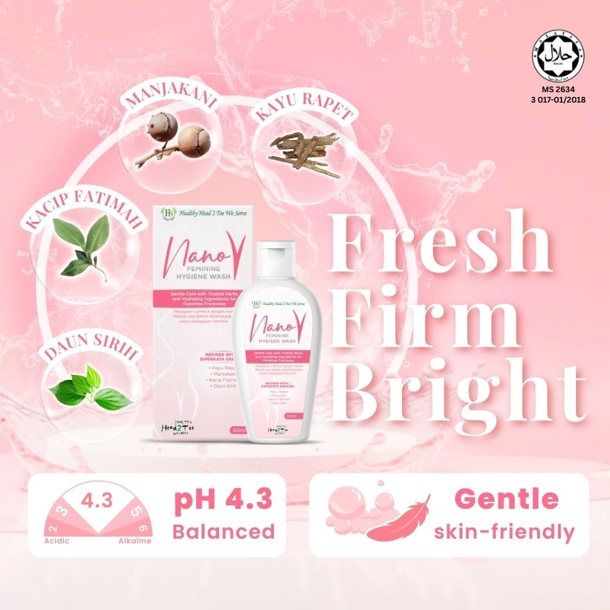 HS, Nano V Feminine Hygiene Wash 60ml | Watsons Malaysia