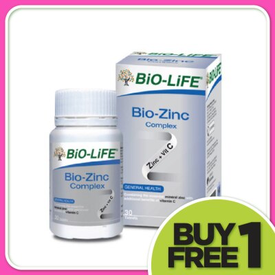 BIO-LIFE, Bio-Zinc Complex 30's | Watsons Malaysia