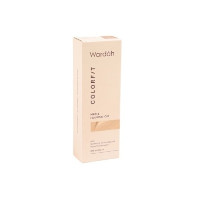 WARDAH, Clrfit Matte Foundation 32N Neutral Beige | Watsons Malaysia