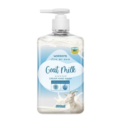 WATSONS, Goat Milk Scented Cream Hand Wash 500ml | Watsons Malaysia