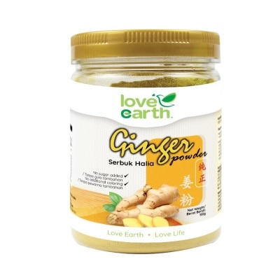 LOVE EARTH, 100% Pure Ginger Powder 150g | Watsons Malaysia