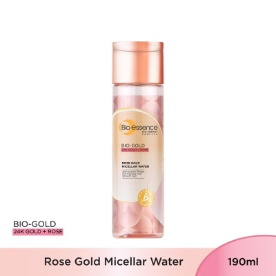 BIO-ESSENCE, BIO-GOLD ROSE GOLD MICELLAR WATER 190ML | Watsons Malaysia