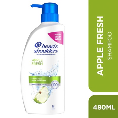 HEAD&SHOULDERS, Apple Fresh Shampoo 480ml | Watsons Malaysia