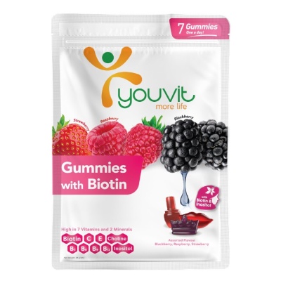 YOUVIT, Beauty Biotin Gummies 7's | Watsons Malaysia
