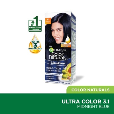 GARNIER HAIR COLOR, Ultra Color 3.1 Midnight Blue 1S | Watsons Malaysia