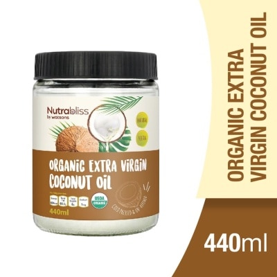 NUTRABLISS BY WATSONS, Extra Virgin Coconut Oil 440ml | Watsons Malaysia