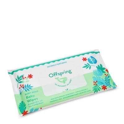 OFFSPRING, Plant Based Baby Wipes 20's | Watsons Malaysia