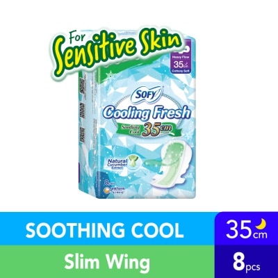 SOFY, Cooling Fresh Cucumber Ultra Slim Wing 35cm 8s | Watsons Malaysia