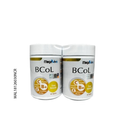 MEGALIVE, Bcol 2X45s | Watsons Malaysia
