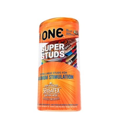 ONE, SUPER STUDS LATEX CONDOM 12'S | Watsons Malaysia