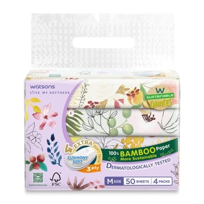 WATSONS, X-flower Travel Tissues 3plyx50shtx4s | Watsons Malaysia