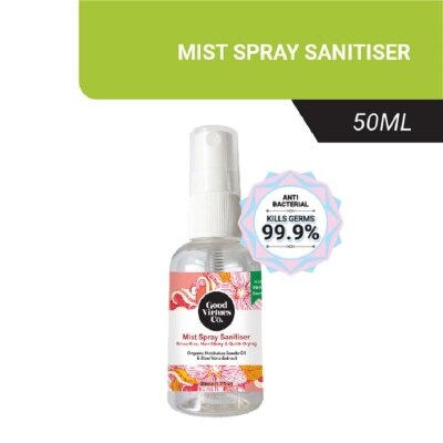 GOOD VIRTUES CO, Sanitizer Mist Spray Sanitizer 50ml | Watsons Malaysia
