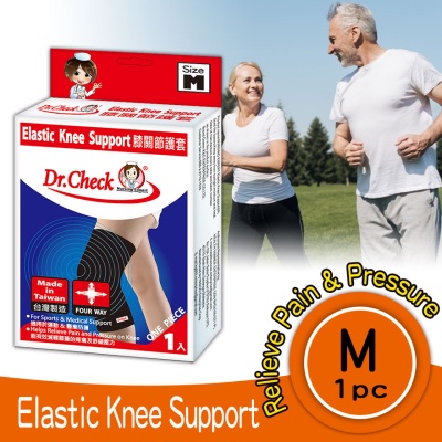 DR.CHECK, Elastic Knee Support M 1pcs | Watsons Malaysia
