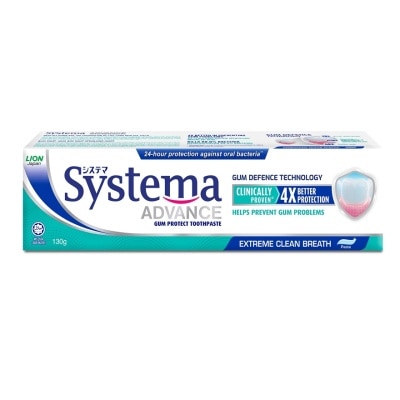 SYSTEMA, Extreme Clean Breath Toothpaste 130g | Watsons Malaysia