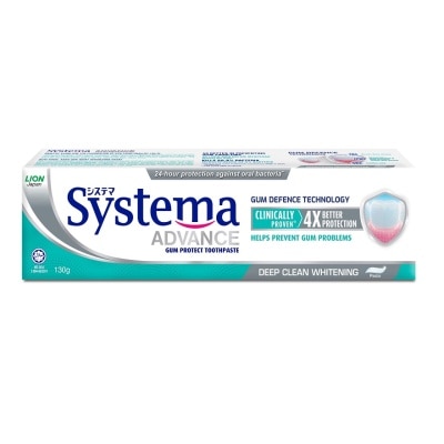 SYSTEMA, Deep Clean Whitening Toothpaste 130g | Watsons Malaysia