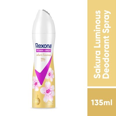 REXONA, Sakura Radiance Spray 135ml | Watsons Malaysia