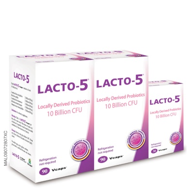 TOTAL HEALTH, Lacto-5 2 x 90's + 30's | Watsons Malaysia